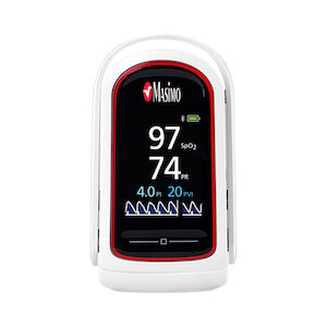 Masimo MightySat Rx Fingertip Pulse Oximeter Featuring Masimo SET Measure-through Motion and Low ...